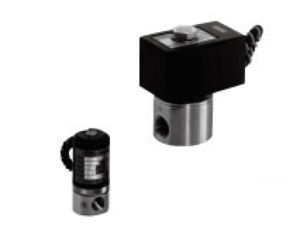 High corrosion compact direct acting 2 port solenoid valve